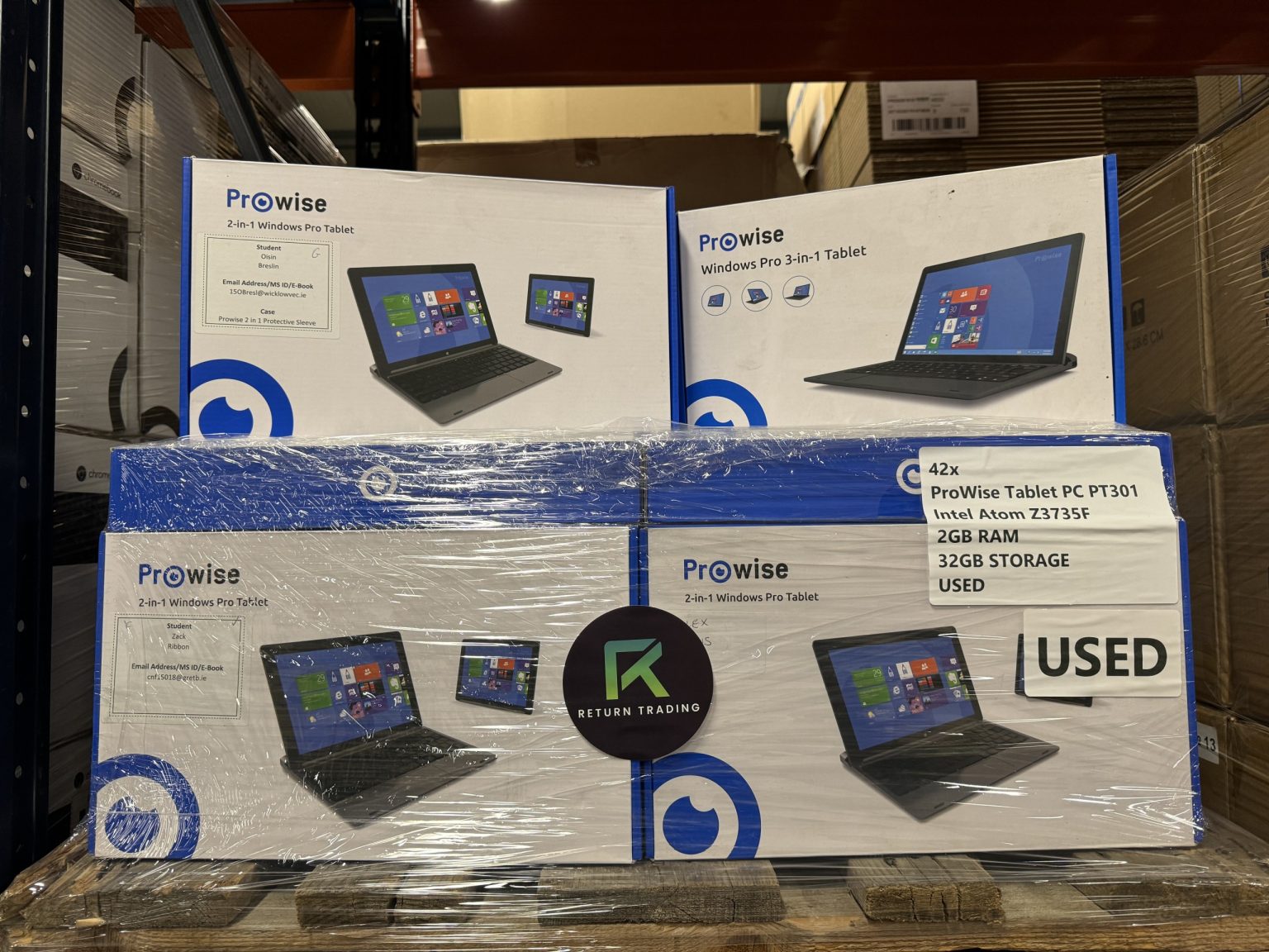 890x ProWise 10.1" Tablet PC PT301 - Return Trading